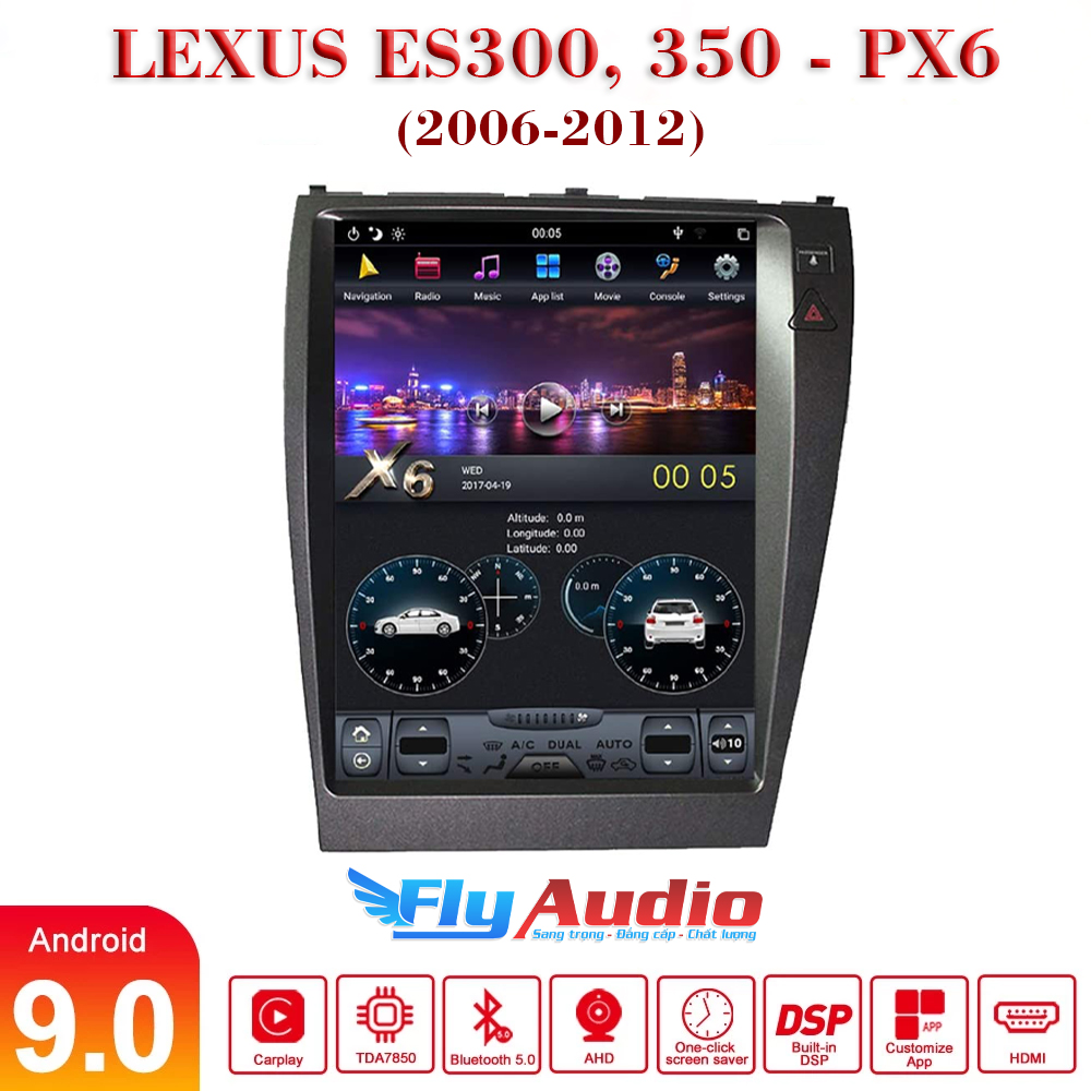 MÀN HÌNH TESLA LEXUS ES300, ES350 – Flyaudio